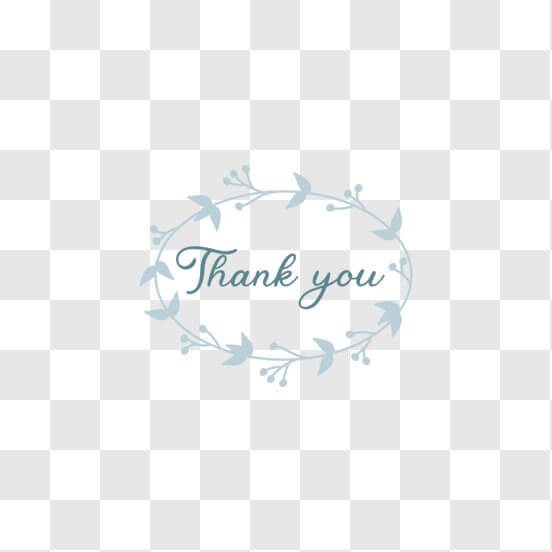 Download Thank You Sign with Cursive Script PNGs Online - Creative Fabrica