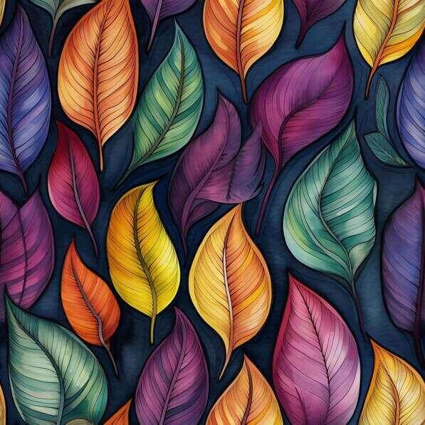 Leaf Patterns - Download Seamless Leaf Patterns for Free - Creative Fabrica