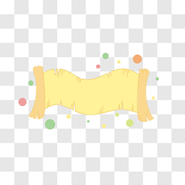 Download Colorful Polka Dot Yellow Scroll PNGs Online - Creative Fabrica