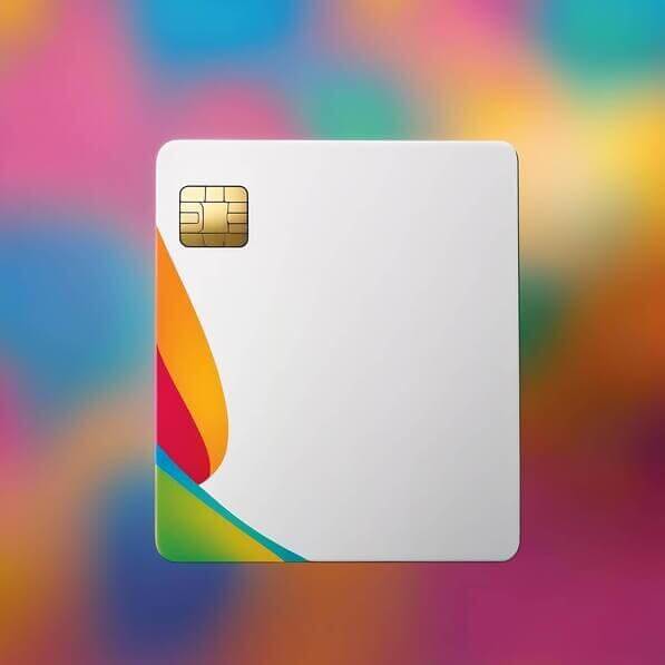 Download White SIM Card on Abstract Colorful Background Mockups Online ...