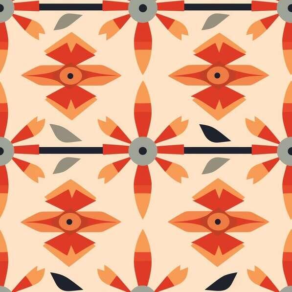 Download Vibrant Geometric Pattern For Decoration And Function Patterns Online Creative Fabrica 
