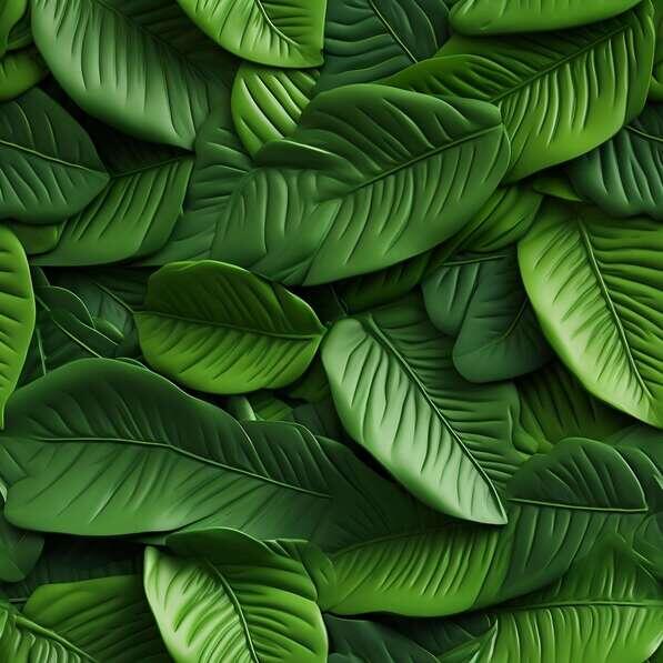 Download Seamless Green Leaf Pattern Background Patterns Online ...