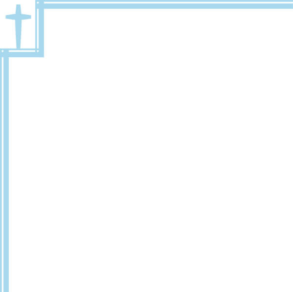 Download Blue Square Frame with Cross for Greeting Cards Borders ...