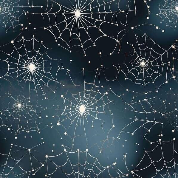 Download Spider Webs and Stars Seamless Pattern for Halloween and ...
