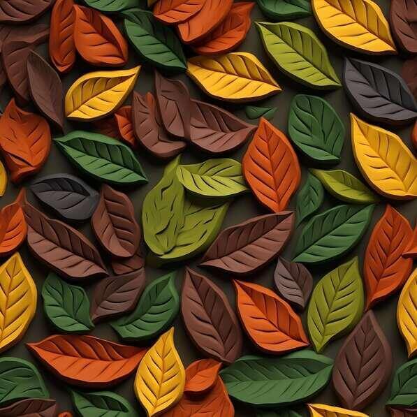 Download Colorful Fall Leaves Arrangement for Seasonal Decor Patterns ...