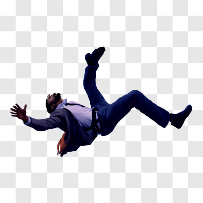 Download Man Falling from the Sky PNGs Online - Creative Fabrica