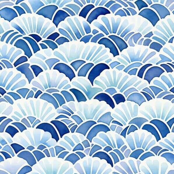 Download Seashell Wave Pattern Patterns Online - Creative Fabrica