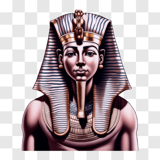 Download Egyptian Portrait of Pharaoh Hatshepsut PNGs Online - Creative ...