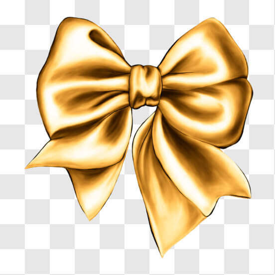 Descarga Lazo dorado en fondo negro para decoración de regalos PNGs En ...