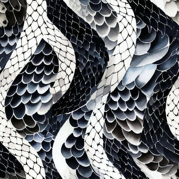 Download Black and White Snakeskin Pattern for Interior Design and ...