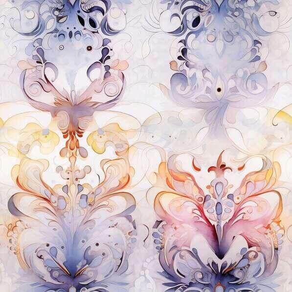 Download Abstract Floral Painting in Various Colors and Patterns ...