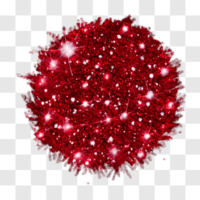 Download Red Glitter Ball with White and Silver Sparkles PNGs Online ...