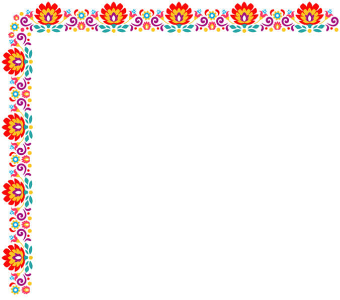 Download Colorful Floral Ornamental Frame for Greeting Cards and ...
