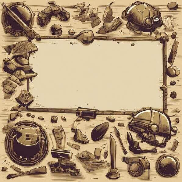 Download Old-Fashioned Hand-Drawn Frame with Various Genres Backgrounds ...