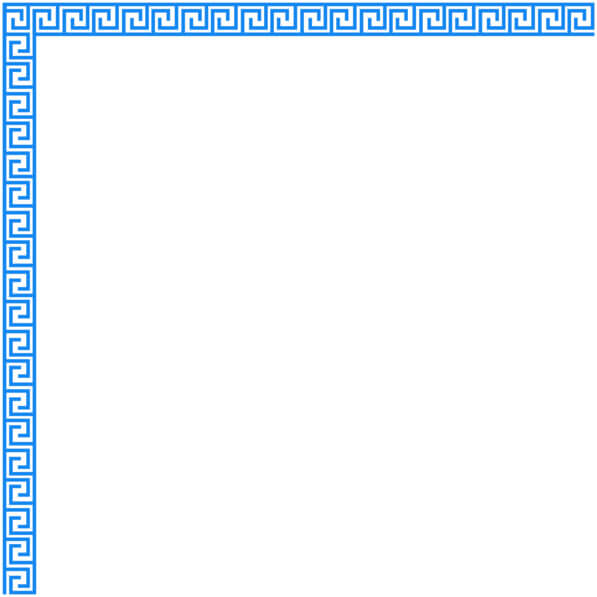 Download Blue Greek Design Ornamental Frame Borders & Corners Online ...