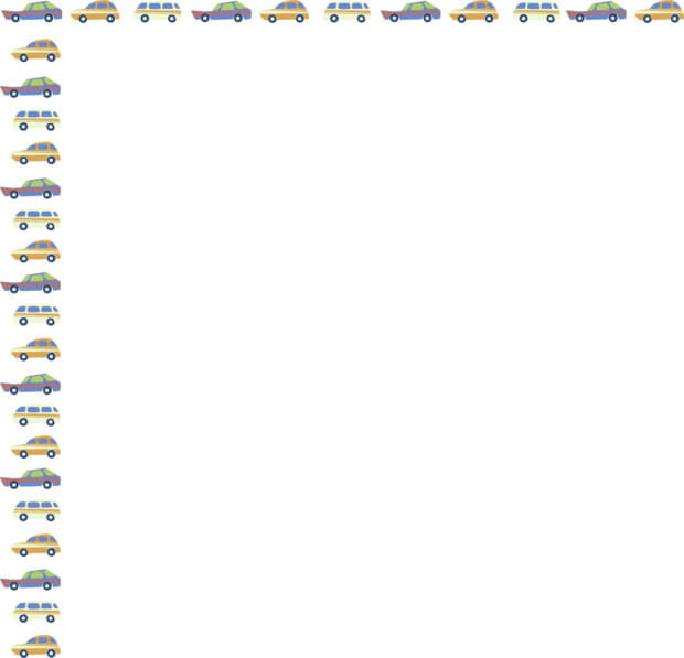 Download Colorful Car Pattern Border Borders & Corners Online ...