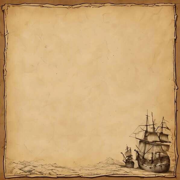 Download Vintage Pirate Ship Paper Backgrounds Online - Creative Fabrica