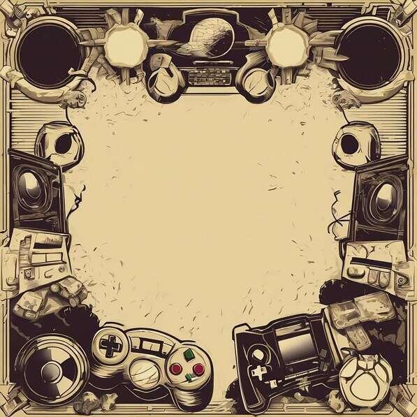 Download Vintage Electronic Devices in a Frame Backgrounds Online ...