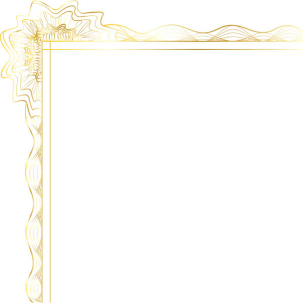 Download Ornate Gold Certificate Frame for Documents and Certificates ...