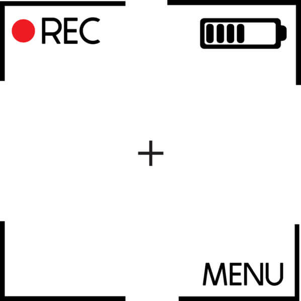 Download Camera with Rec and Menu Buttons Borders & Corners Online ...