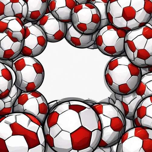 Download Soccer Ball on Abstract Black and Red Background Backgrounds ...