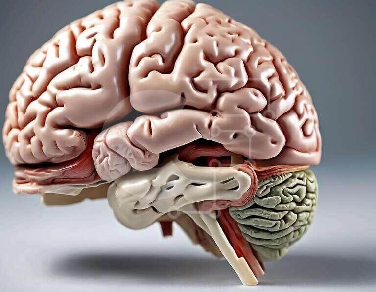 Kleurrijk Model van Menselijk Brein voor Educatieve en ...