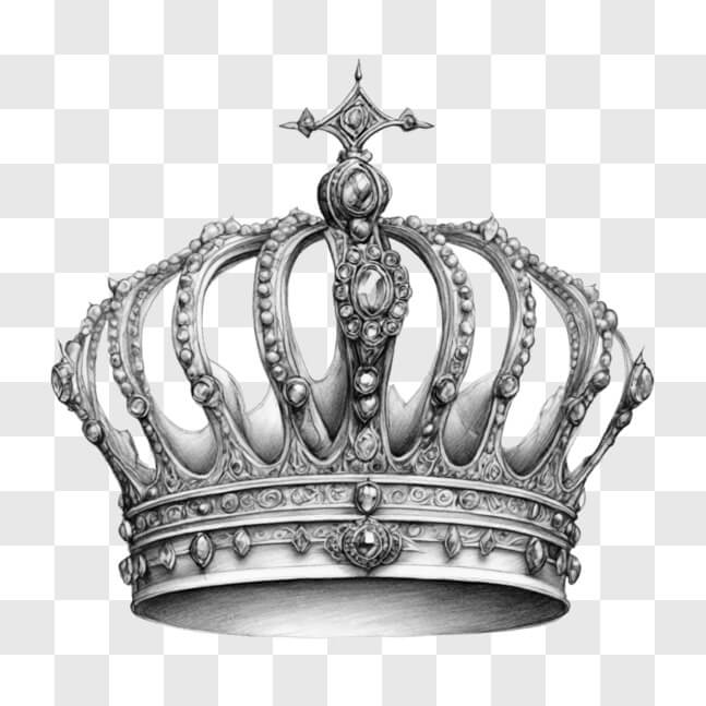 Download Illustration of Royal Crowns throughout History Sketches ...