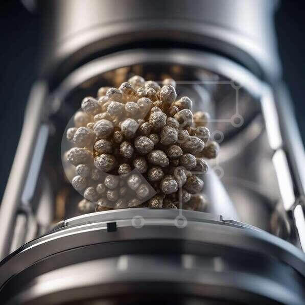 Close-up View of Small Round Balls Object stock photo | Creative Fabrica