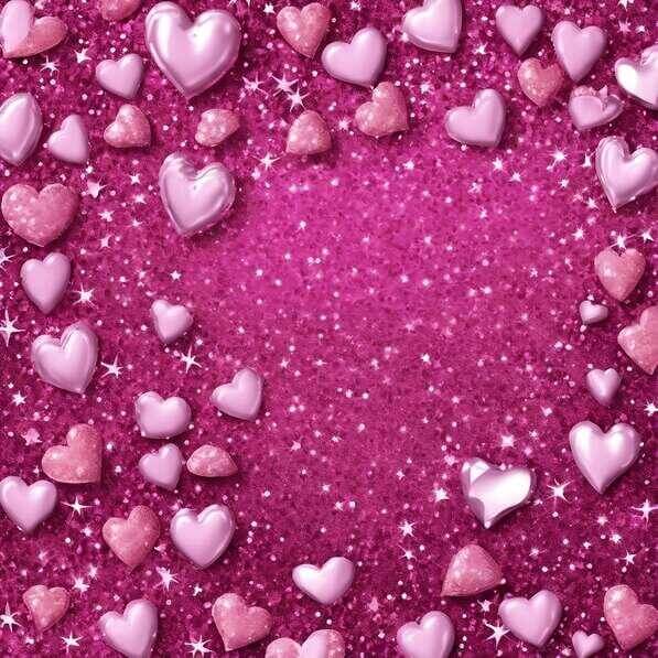 Download Pink Heart Glitter Background Backgrounds Online - Creative ...