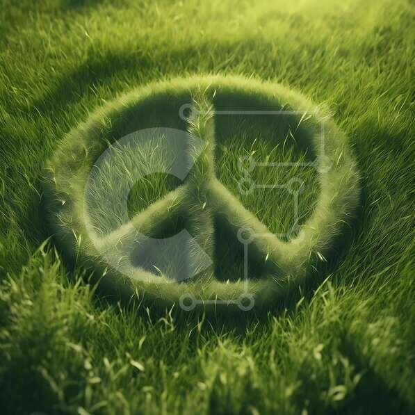 Symbol of Peace and Harmony in Nature stock photo | Creative Fabrica