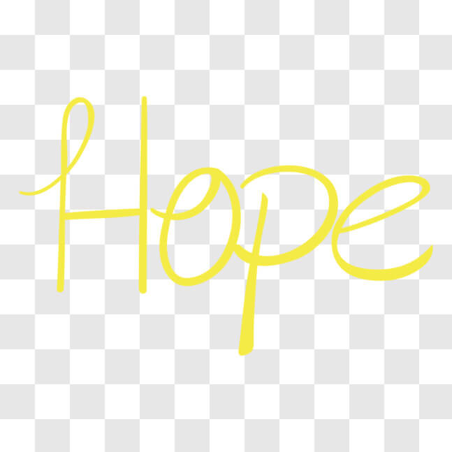 Download Hope Word Concept with Yellow Bananas on White Background PNGs ...