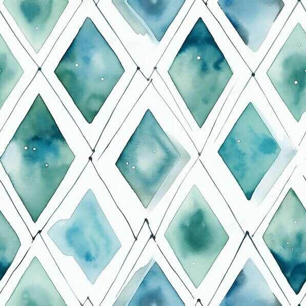 Download Blue and White Diamond Watercolor Pattern Patterns Online ...