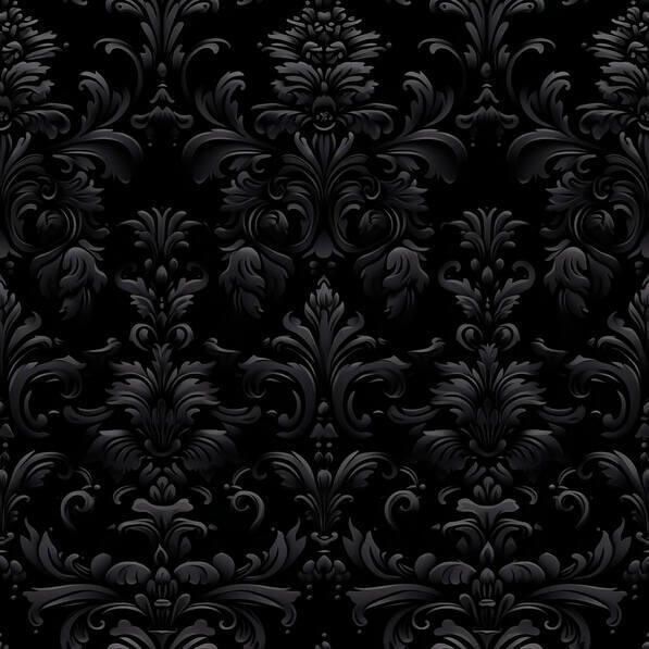 Download Ornate Black Damask Pattern Background Patterns Online ...