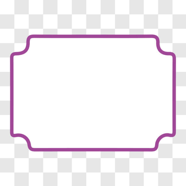 Baixe Moldura roxa para etiquetas e tags de presente PNGs - Creative ...