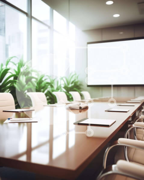 Download Conference Table Setup in Office or Meeting Room Stockphotos ...