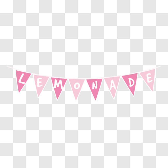 Download Pink Lemonade Banner for Summertime Business Promotion PNGs ...