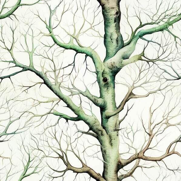 Download Sparsely Branched Leafless Trees Painting Patterns Online ...