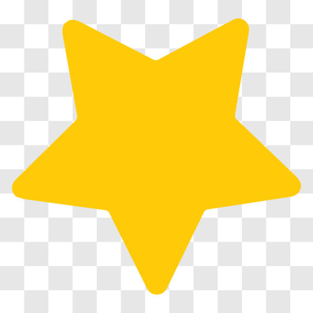 Download Yellow Star on White Background PNGs Online - Creative Fabrica