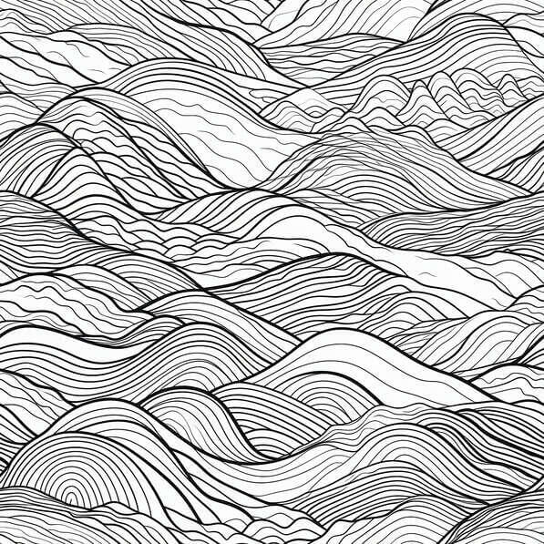 Download Black And White Abstract Wavy Lines Background Patterns Online Creative Fabrica