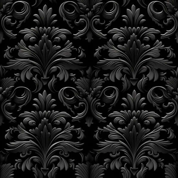 Download Black Damask Pattern for Interior Design and Decor Patterns ...