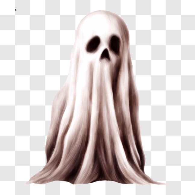 Download White Ghost Sitting Alone in Foreground PNGs Online - Creative ...
