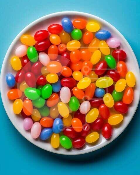 Assorted Jelly Beans on Display stock photo | Creative Fabrica