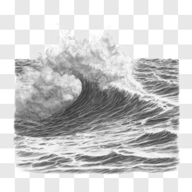 Télécharger Dessin d'une vague océanique Esquisses En Ligne - Creative ...