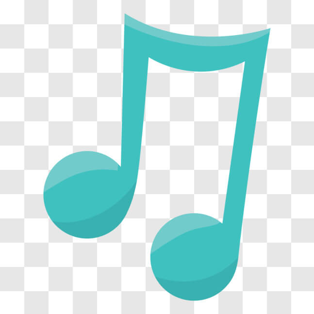 Download Blue Musical Note Symbol for Music Enthusiasts PNG Online ...