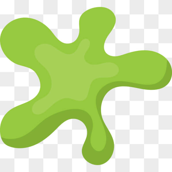 Download Floating Green Paint Splotch PNGs Online - Creative Fabrica