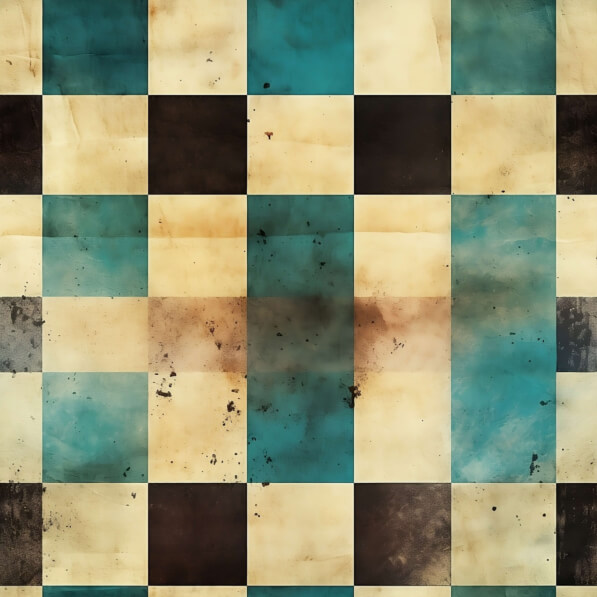 Download Vintage Checkered Background with Brown, Beige, and Blue ...
