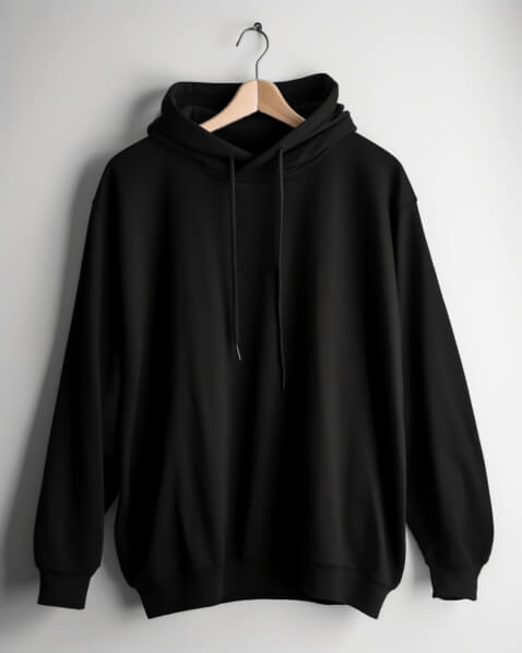 Download Black Hooded Sweatshirt Hanging on Wall Mockups Online ...