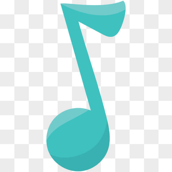 Descarga Ícono de Nota Musical Azul PNGs En Línea - Creative Fabrica