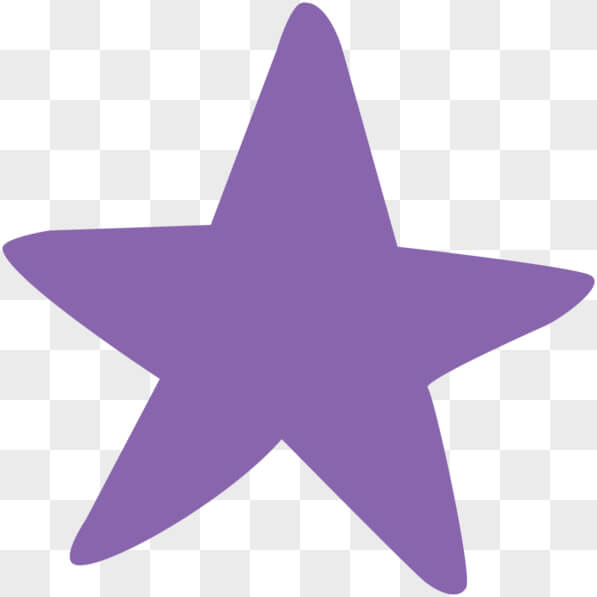 Download Purple Star on White Background PNGs Online - Creative Fabrica
