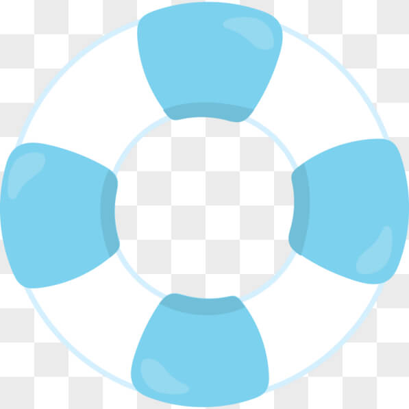 Download Blue Life Preserver in an Empty Circle PNGs Online - Creative ...